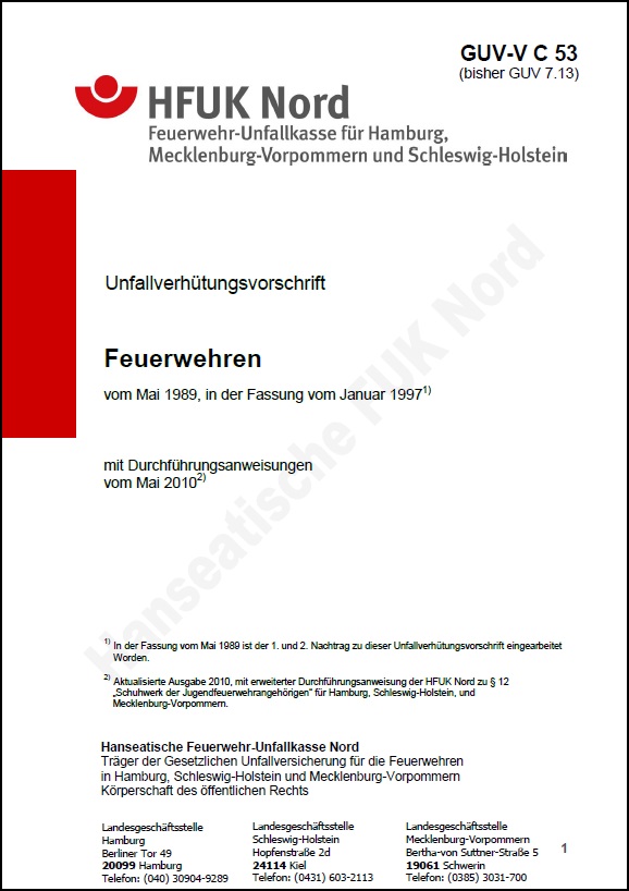 Info-Material | HFUK Nord | Hanseatische Feuerwehr-Unfallkasse Nord ...